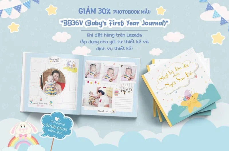 Giảm 30% photobook khi đặt hàng trên Lazada - ArtClick
